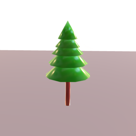 p3d.in - Low Poly Pine Tree