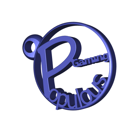 p3d.in - Keychain Populous Gaming