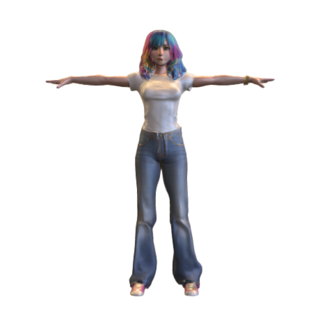 p3d.in - T Pose model 3d amazi 0816210330 texture