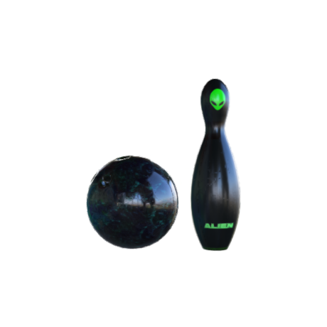 p3d.in - bowling set alien