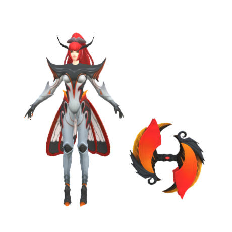 p3d.in - Hanabi No Mask Fiery Moth