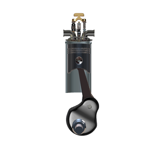 p3d.in - Single Piston Engine