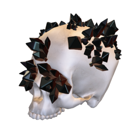 p3d.in - skull render