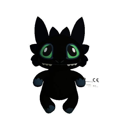 p3d.in - Night Fury - Toothless (fabric toy)