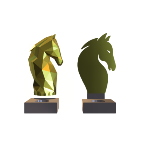 p3d.in - ПОДСТАВКИ объемный и плоский конь ИТОГ 2