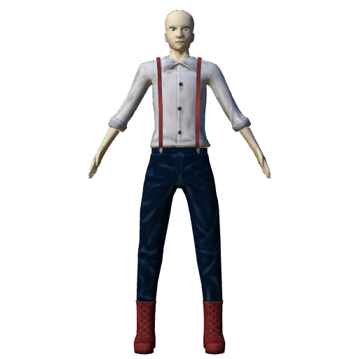 p3d.in - Skinhead man 01