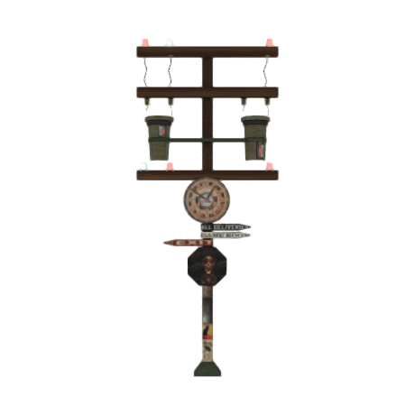 p3d.in - clock steampunk double nft