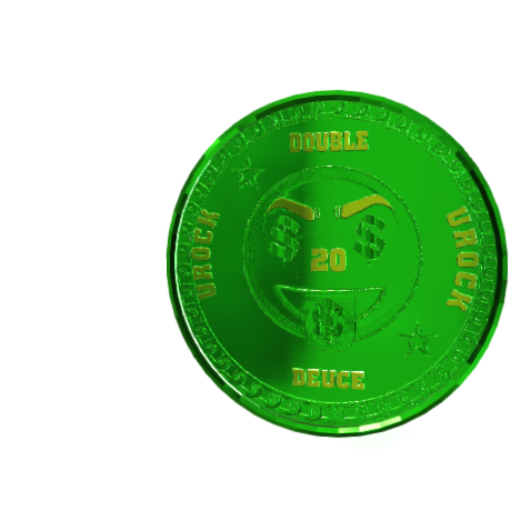 p3d.in - UROCK "Double Deuce" 3D coin