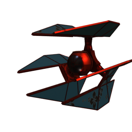 p3d.in - Tie Defender ( Imperial Red)