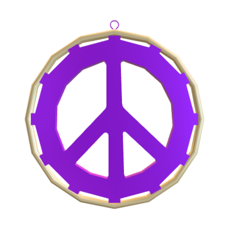 p3d.in - Purple Peace symbol
