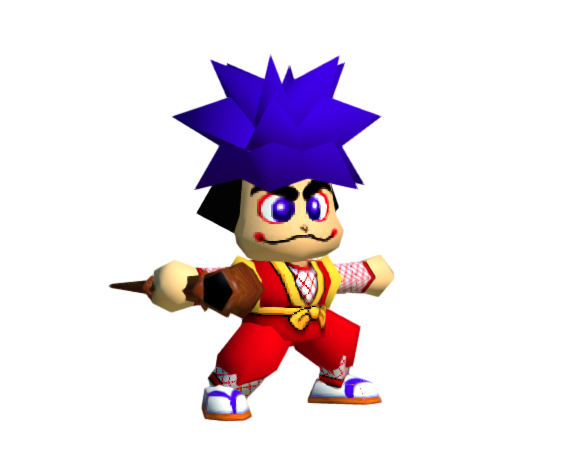 p3d.in - Goemon - N64 Model Rip Test 2