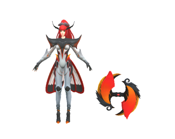 p3d.in - Hanabi No Mask Fiery Moth