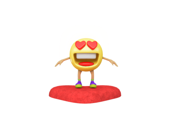 p3d.in - emoji love nft