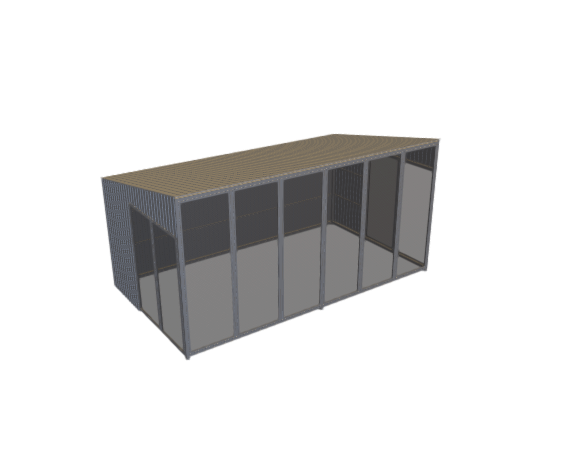 p3d.in - Каркас + профнастил