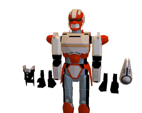 p3d.in - Cybercop - Jupiter - Papercraft